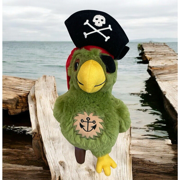 Disney | Toys | Disney Pirates Of The Caribbean Peg Leg Parrot Plush 1 ...